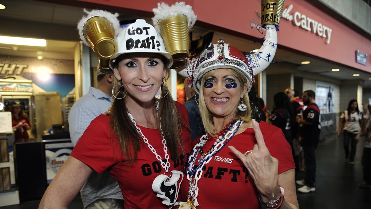 Texans Draft Party fan slideshow