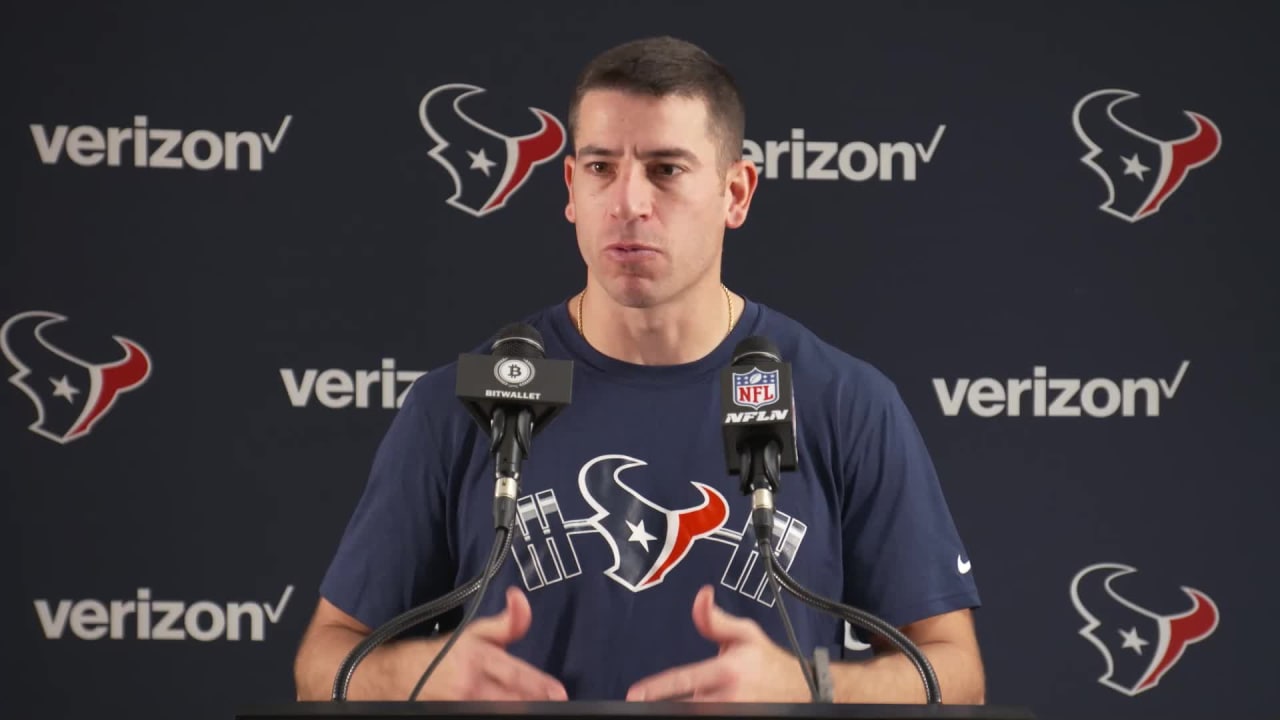 ST Coordinator Frank Ross | Press Conference ahead of Texans vs ...
