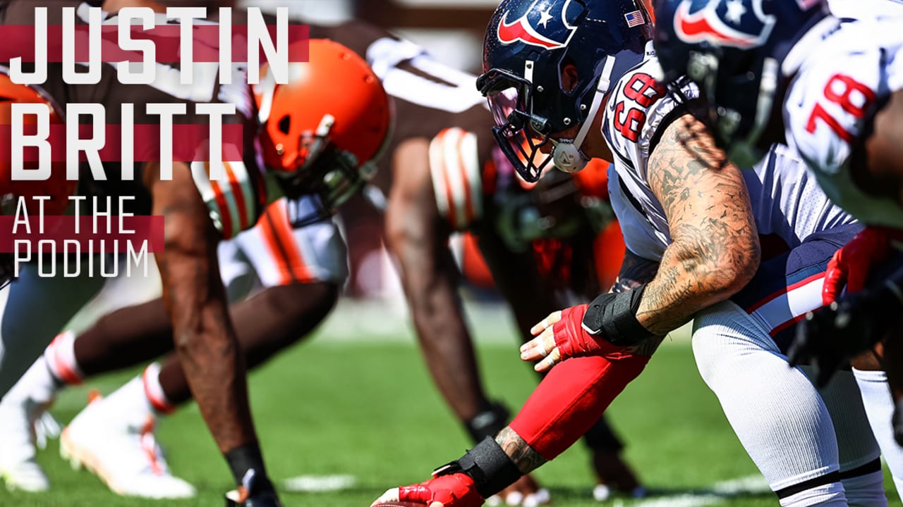 OL Justin Britt | Press Conference (9-19-2021)