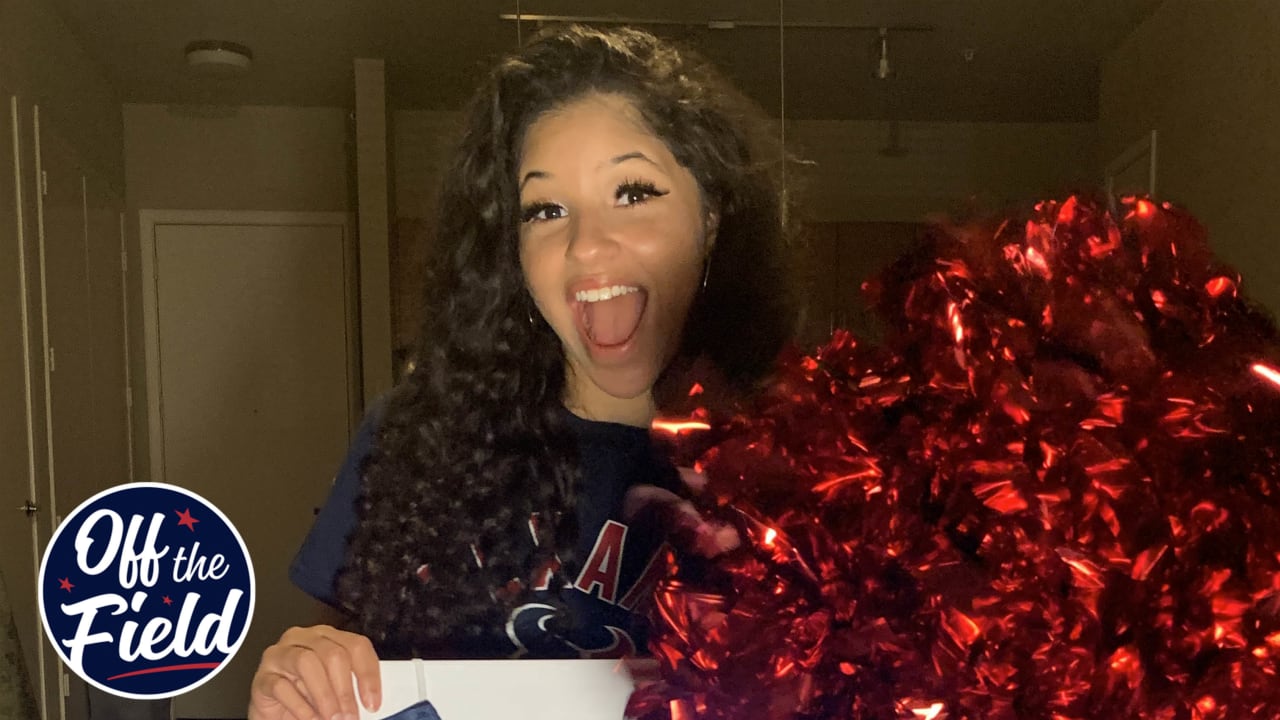 HTC Francesca shares her experience with Houston Texans Cheerleaders ...
