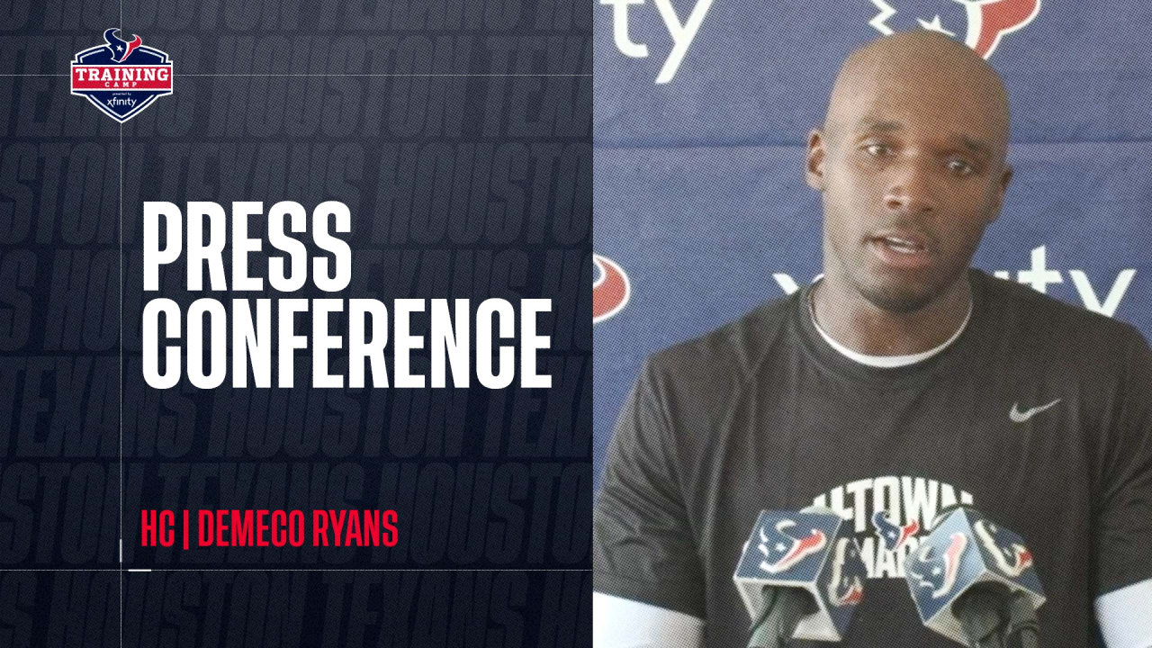 Head Coach DeMeco Ryans: 'At the end of the day, we just want to see ...