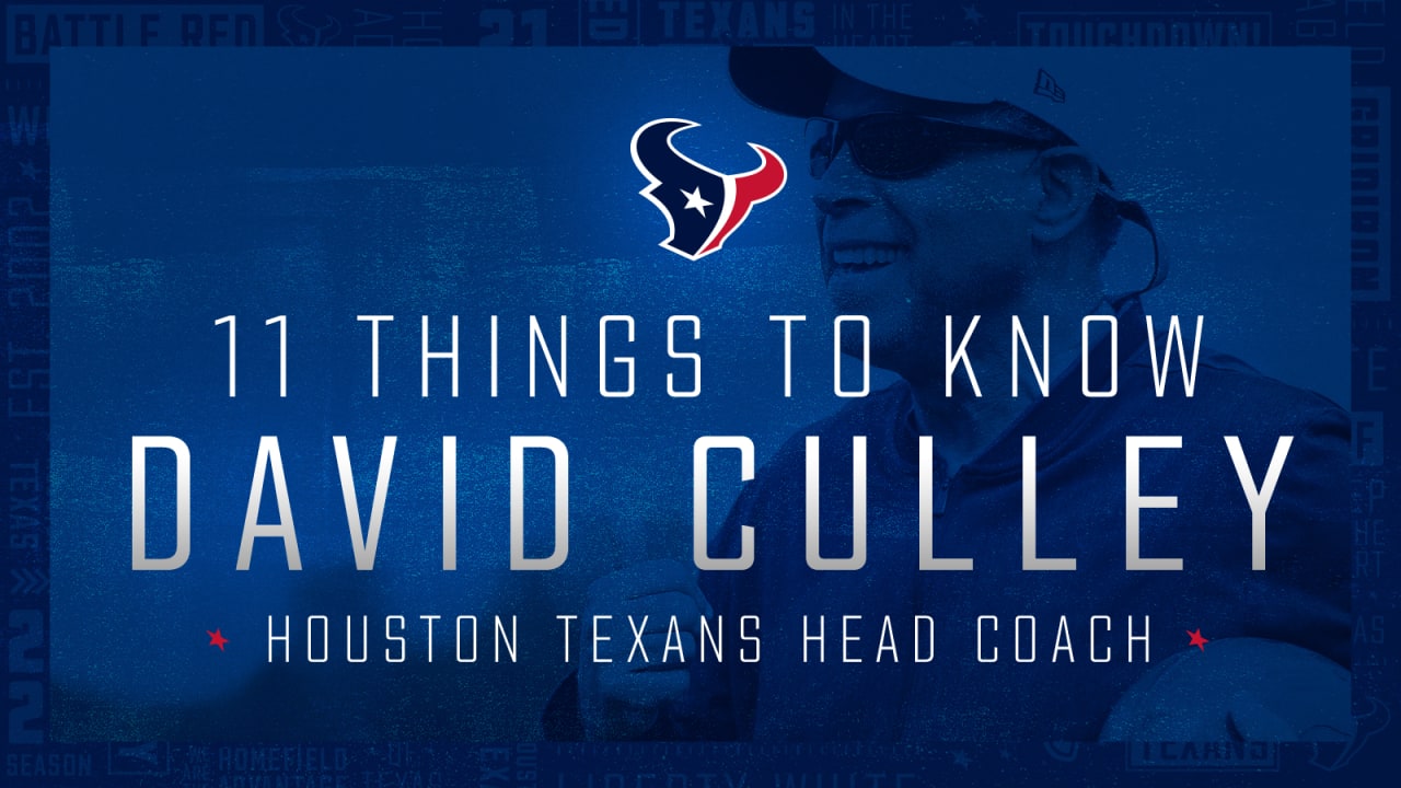 Here are 11 things to know about David Culley, the newest head coach of ...