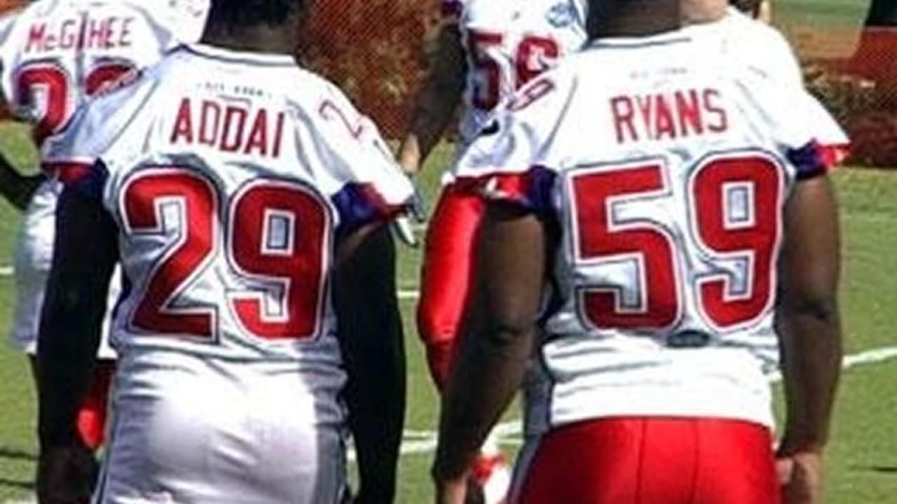 On the mic: DeMeco at practice