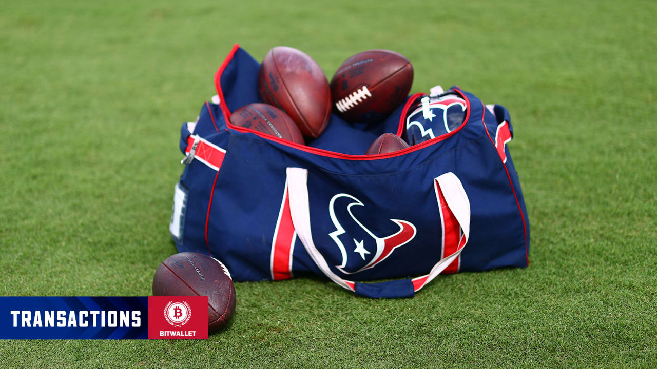 The Houston Texans made a roster move.