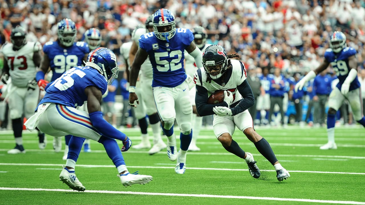 Will Fuller, V notches 100-yd, 1 TD game in loss to Giants