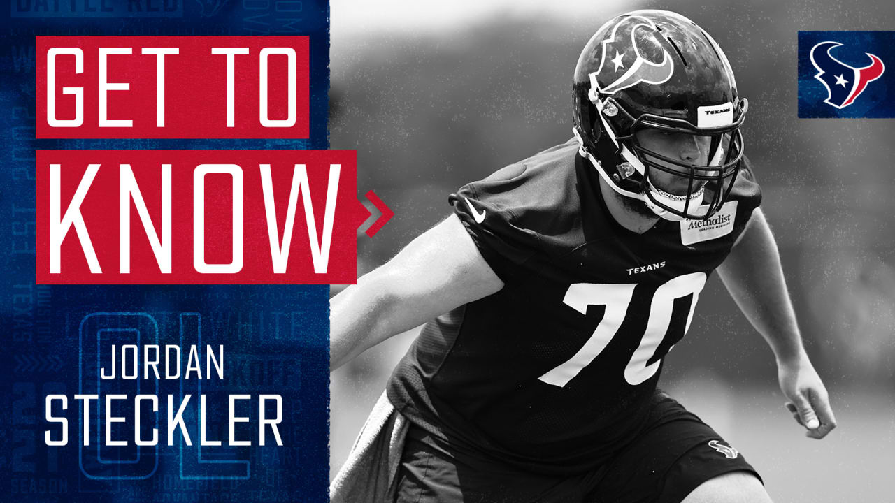 Get to know Houston Texans offensive lineman Jordan Steckler, signed as ...