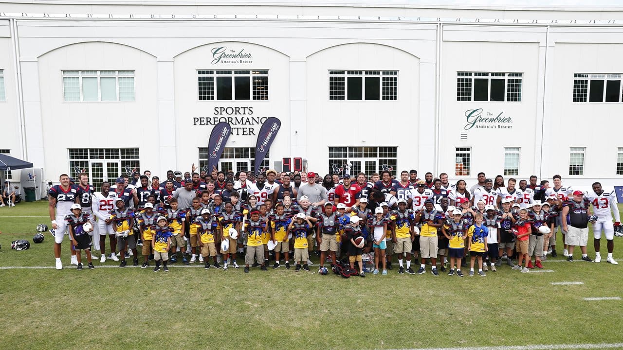 Texans host West Virginia youth teams at camp