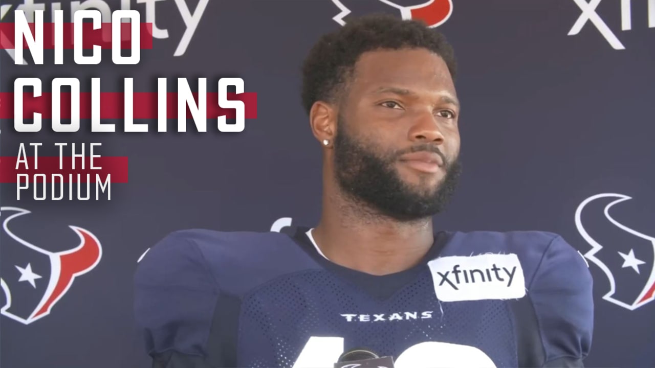 WR Nico Collins | Training Camp Press Conference (8-10-2021) WR Nico Collins | Training Camp Press Conference (8-10-2021)