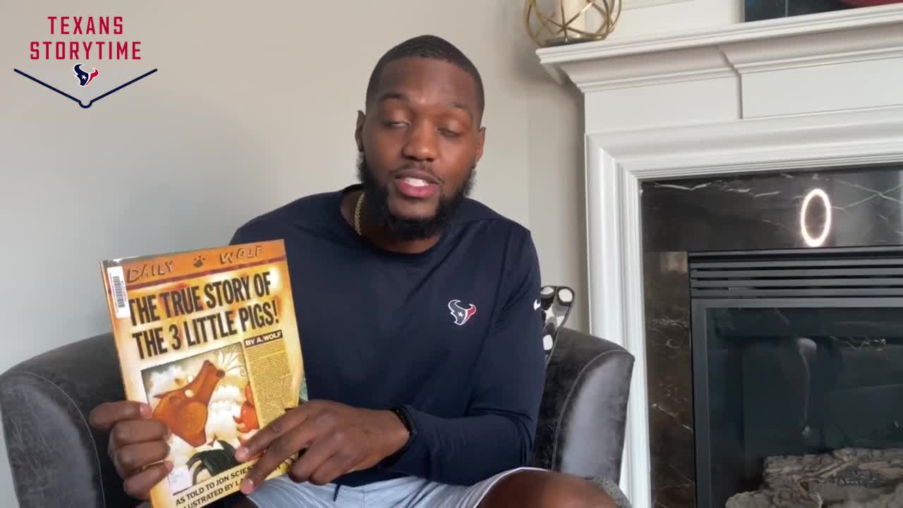 Texans Story Time with Tyrell Adams