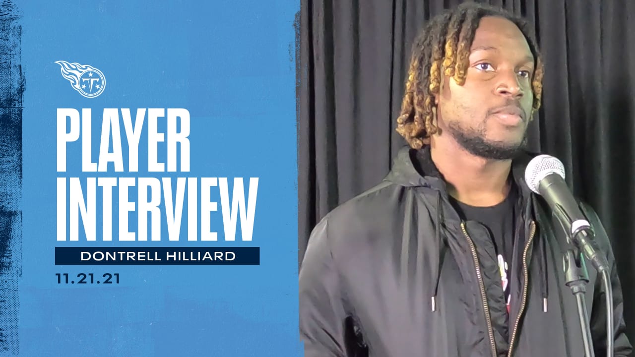 Titans RB Dontrell Hilliard Press Conference
