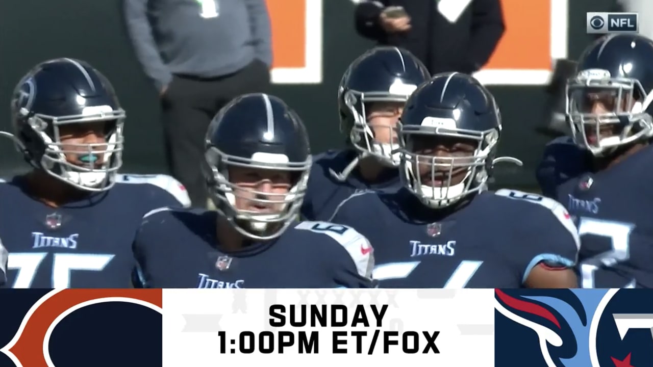 Titans vs. Bears Preview | Week 9