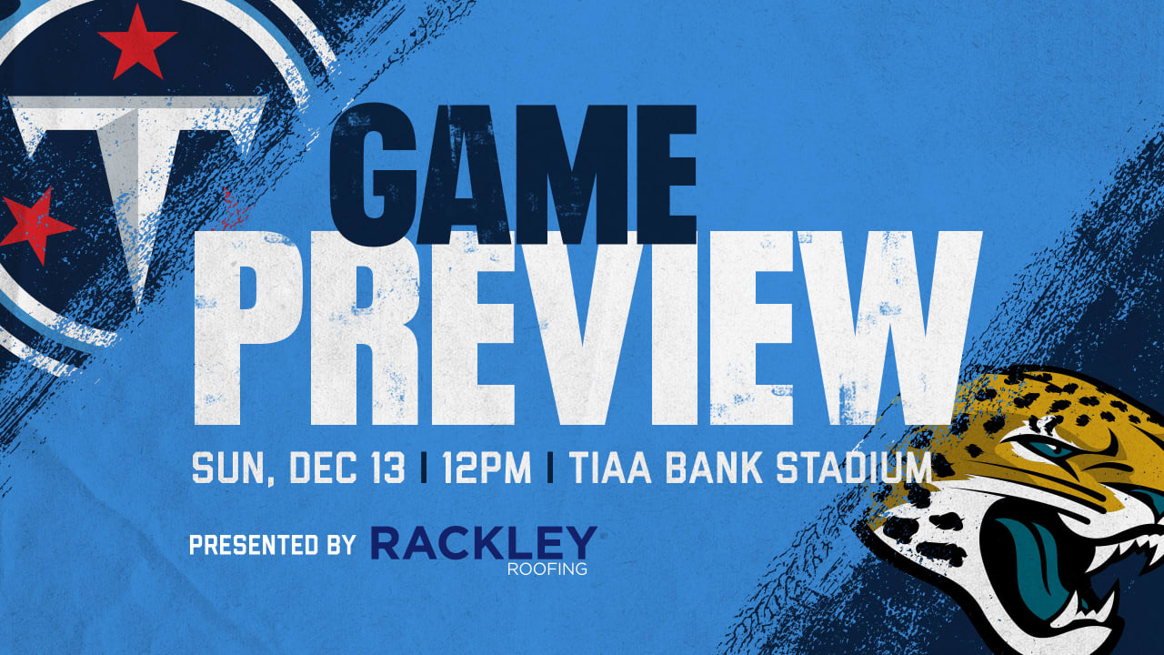 Titans Travel to Face Division Rival Jaguars
