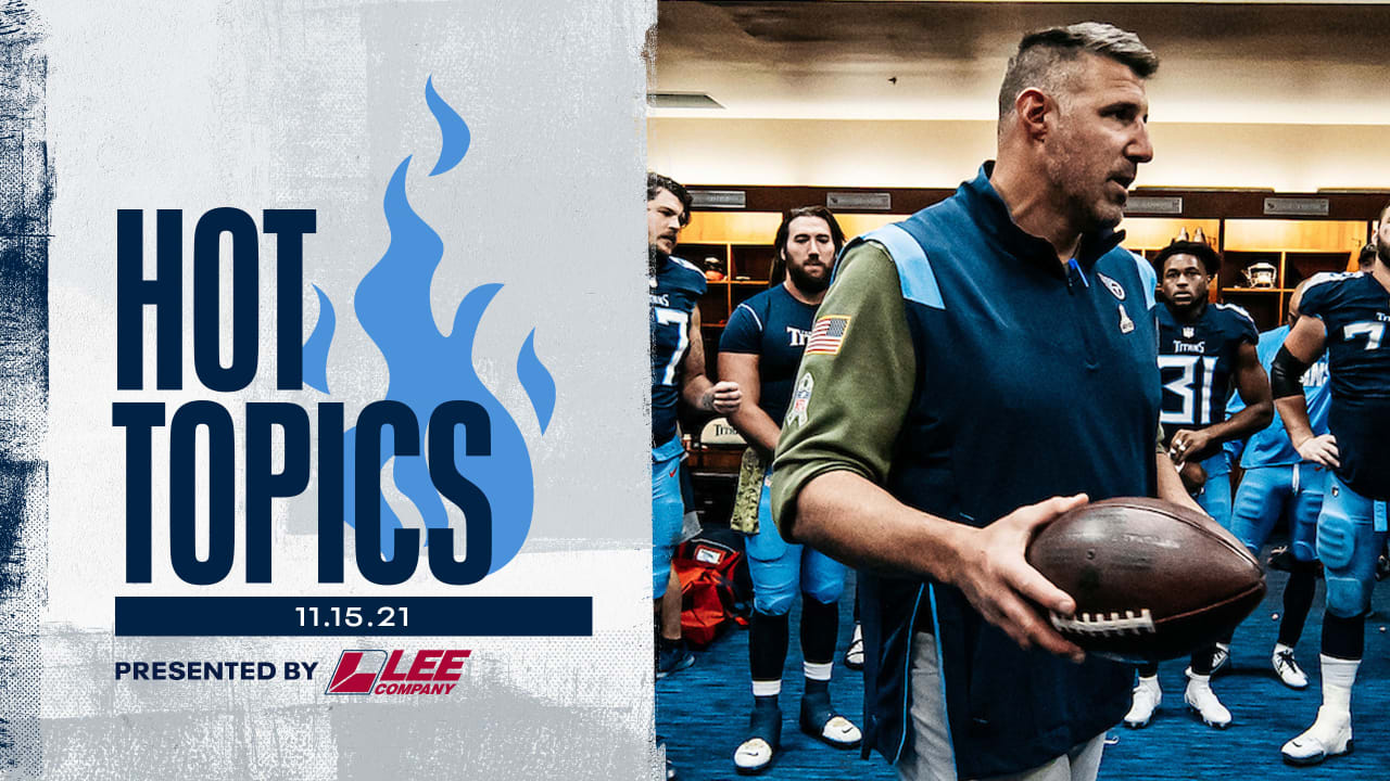 Hot Topics From Titans HC Mike Vrabel's Monday Presser