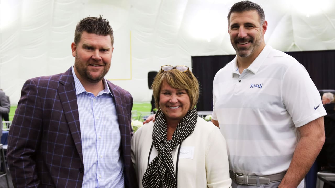 Titans Controlling Owner Amy Adams Strunk, GM Jon Robinson, HC Mike ...