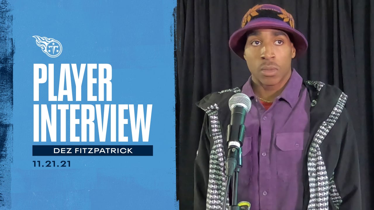Titans WR Dez Fitzpatrick Press Conference