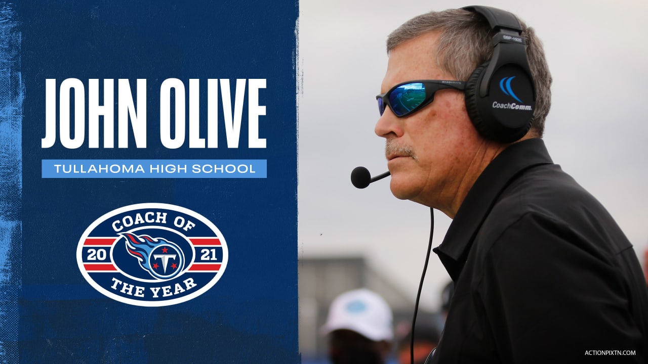 Tullahoma’s John Olive Named 2021 Tennessee Titans High School Coach of ...