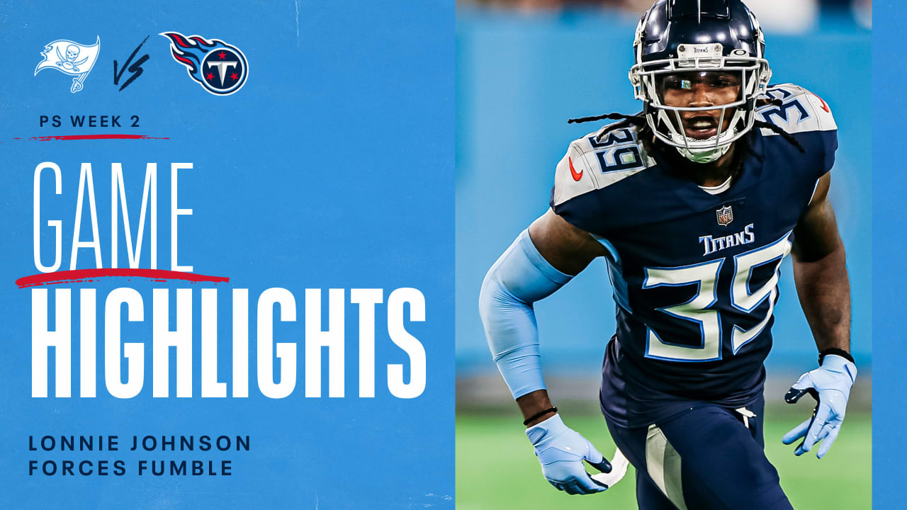 Lonnie Johnson Gets Ball Loose for Key Titans Takeaway | Game Highlights