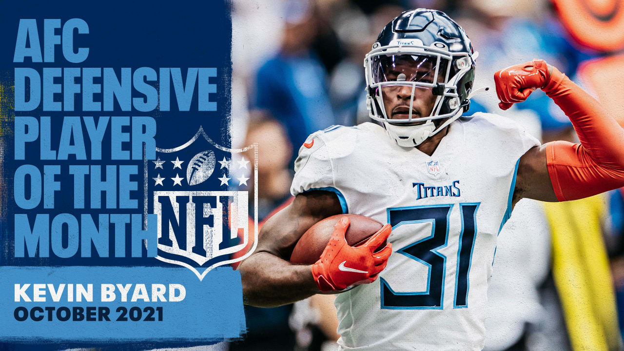 Titans Safety Kevin Byard Named AFC Defensive Player of the Month for ...