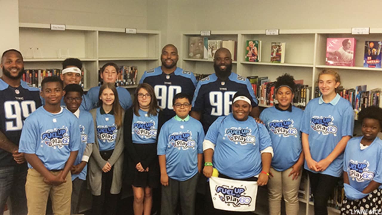 Titans Players Kick-off ‘Titans Tuesdays’ at Dupont Tyler Middle School ...
