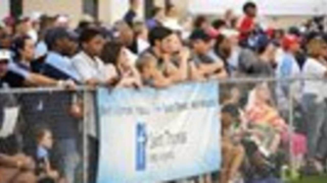 Camp Notebook Titans Welcome Fans