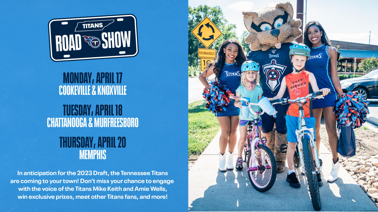 Tennessee Titans Announce “Titans Road Show 2023” Tour Stops