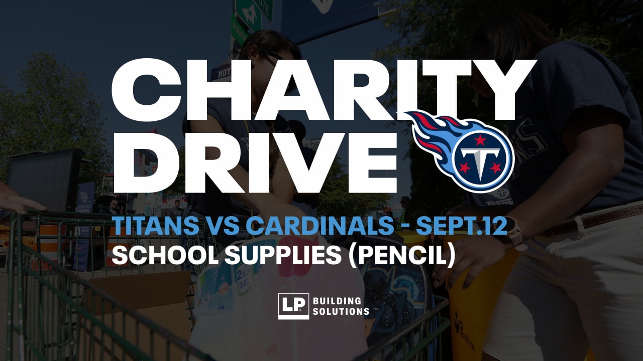 Titans Week 1 Charity Drive to Benefit PENCIL