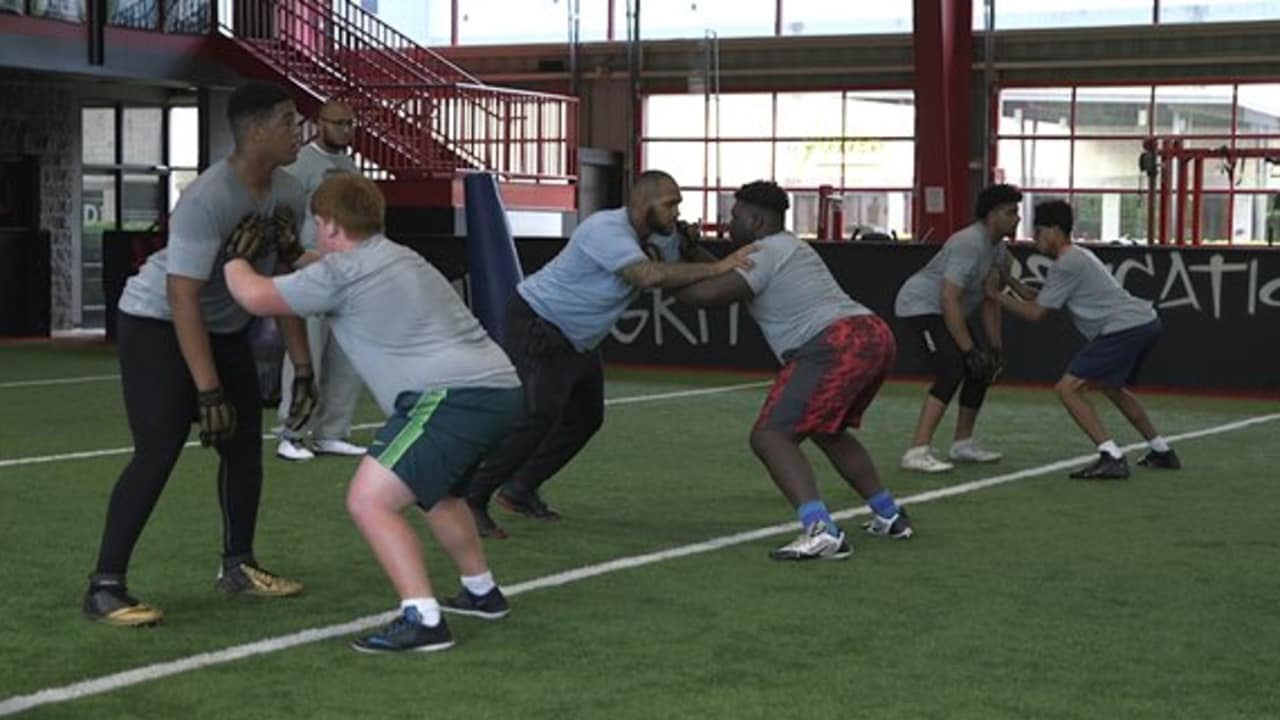Jurrell Casey Hosts Big Man Challenge