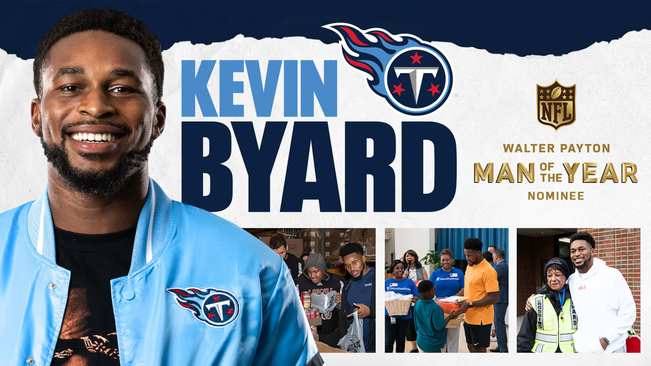 Kevin Byard Named Titans’ Nominee for Walter Payton Man of the Year Award