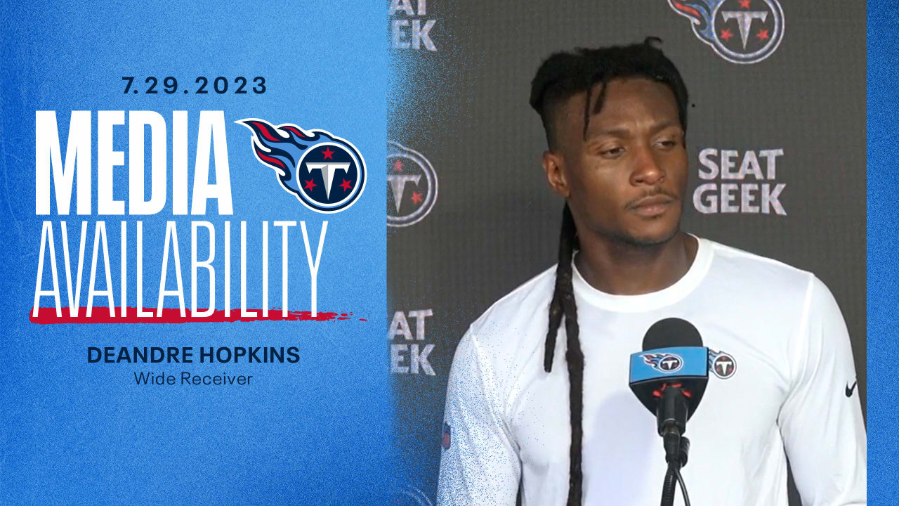 Not Just Catch and Run | DeAndre Hopkins Media Availability