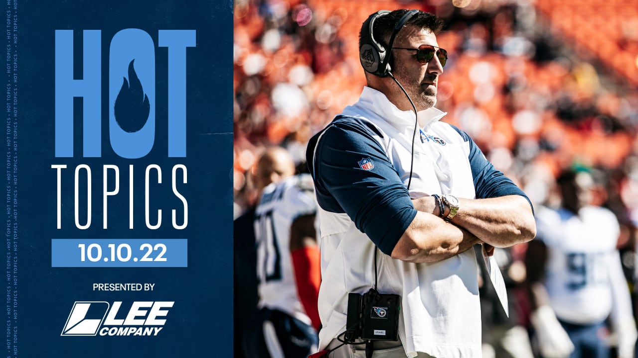 Hot Topics From Titans HC Mike Vrabel's Monday Presser