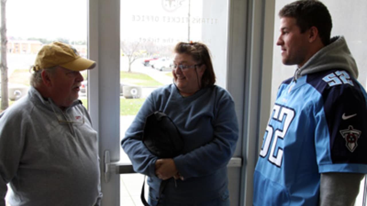 Michael Griffin, Colin McCarthy Thank Titans Ticket Holders