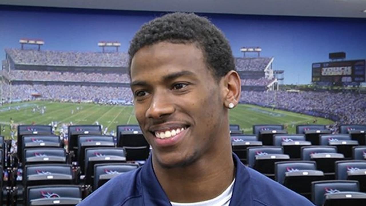 WR Justin Hunter on being drafted by the Titans