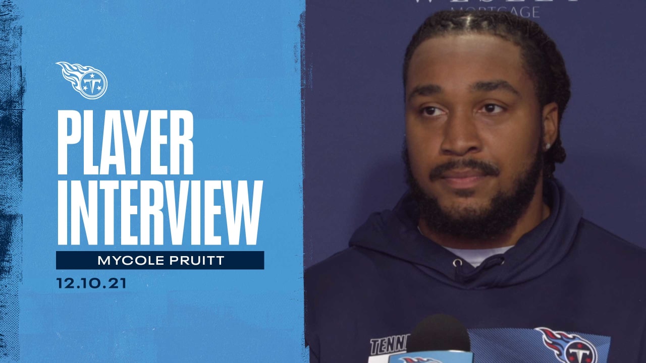 Titans TE MyCole Pruitt Press Conference