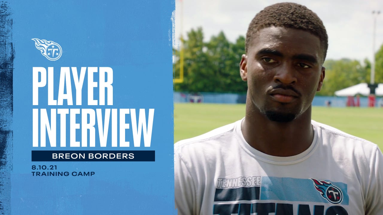 Titans CB Breon Borders Press Conference