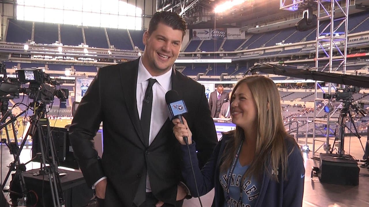 Behind the Scenes: Lewan Joins NFL Network Set