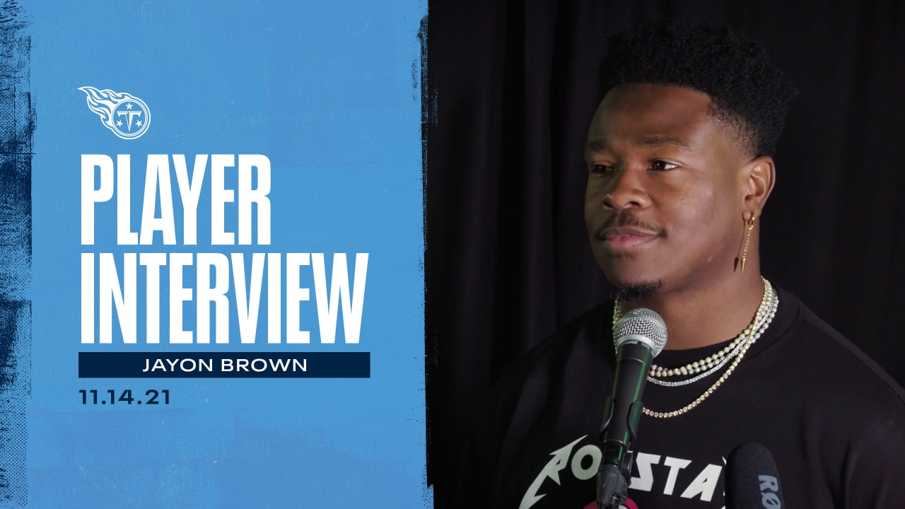 Titans LB Jayon Brown Press Conference
