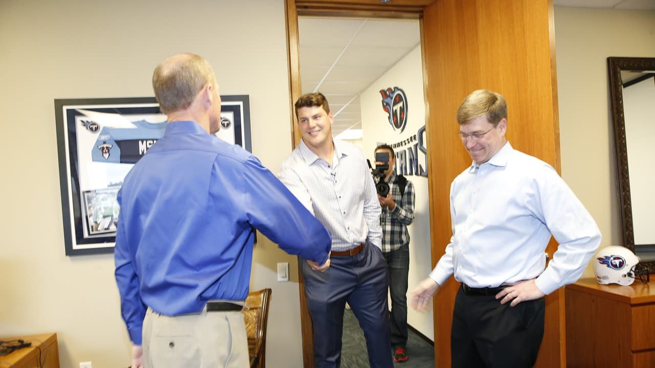 Lewan's First Day As A Titan