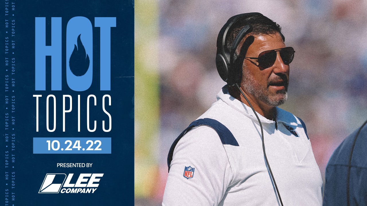 Hot Topics From Titans HC Mike Vrabel's Monday Presser