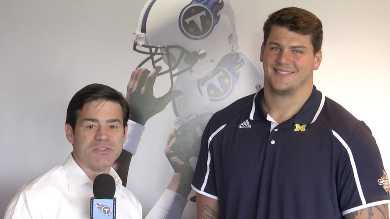 OT Taylor Lewan's Pre-Draft Visit with Titans