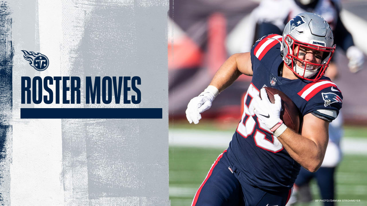 Titans Add TE Ryan Izzo to Active Roster, DL Da’Shawn Hand to Practice ...