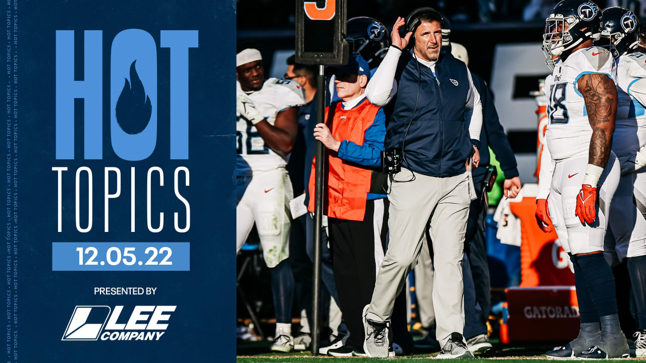 Hot Topics From Titans HC Mike Vrabel's Monday Presser