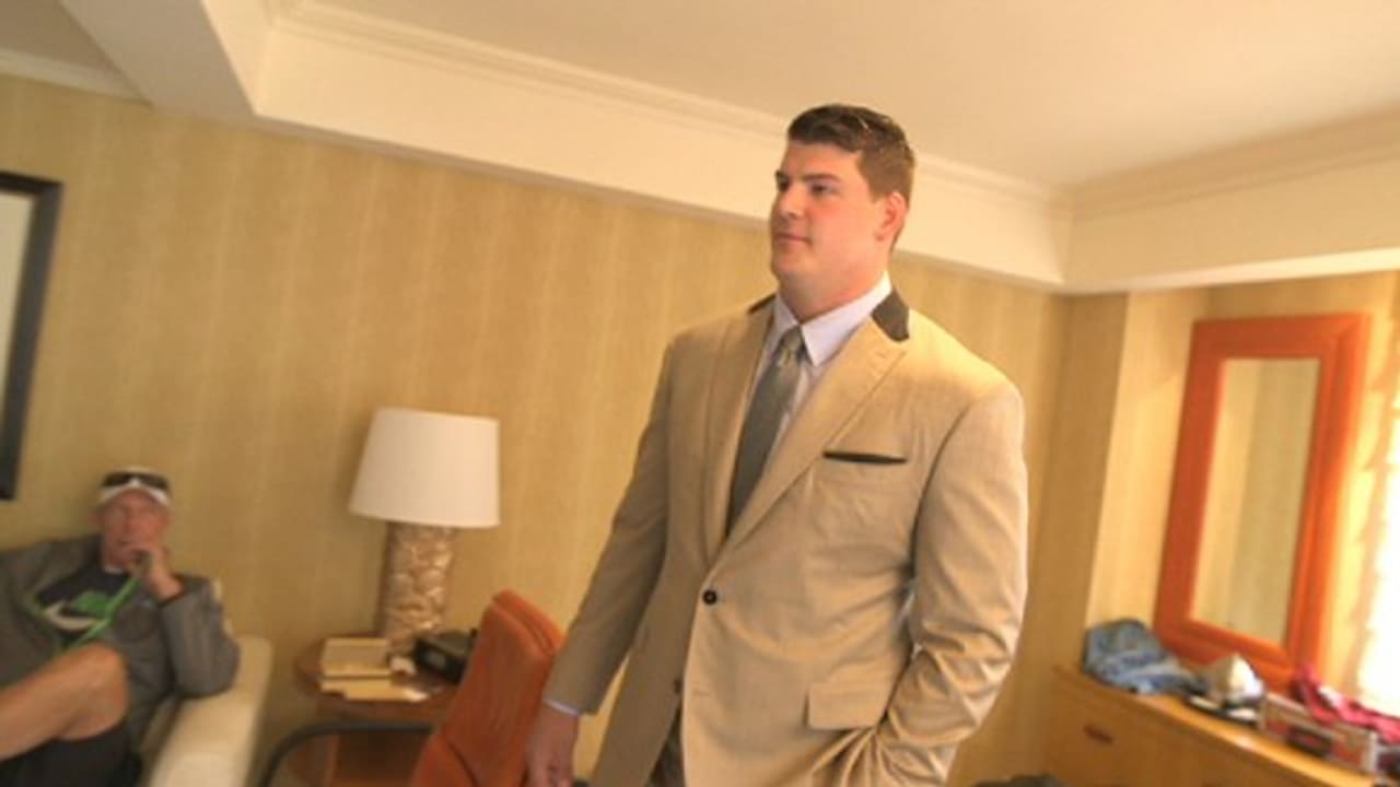 OT Taylor Lewan Suits Up for NFL Draft