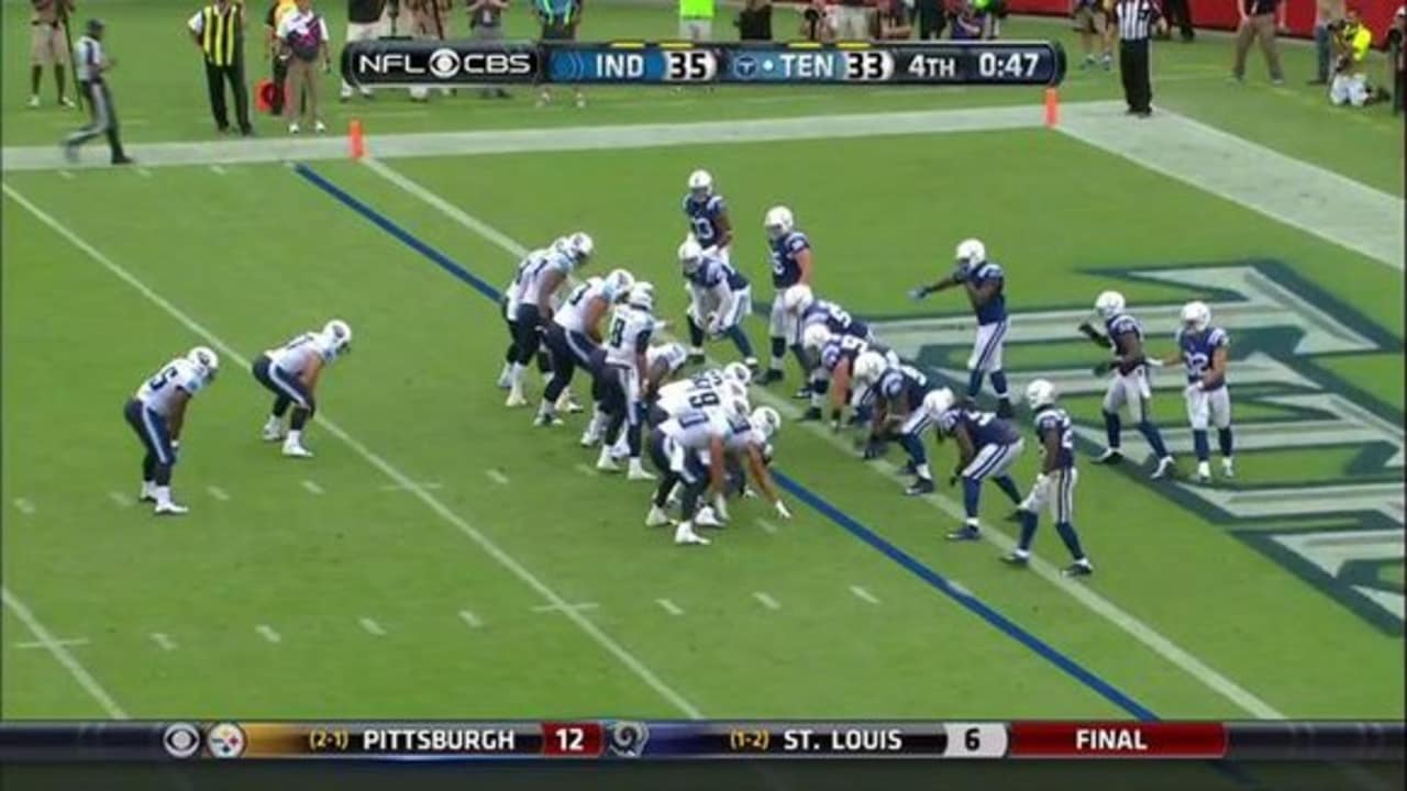 Jalston Fowler Stopped Short on 2-Point Attempt