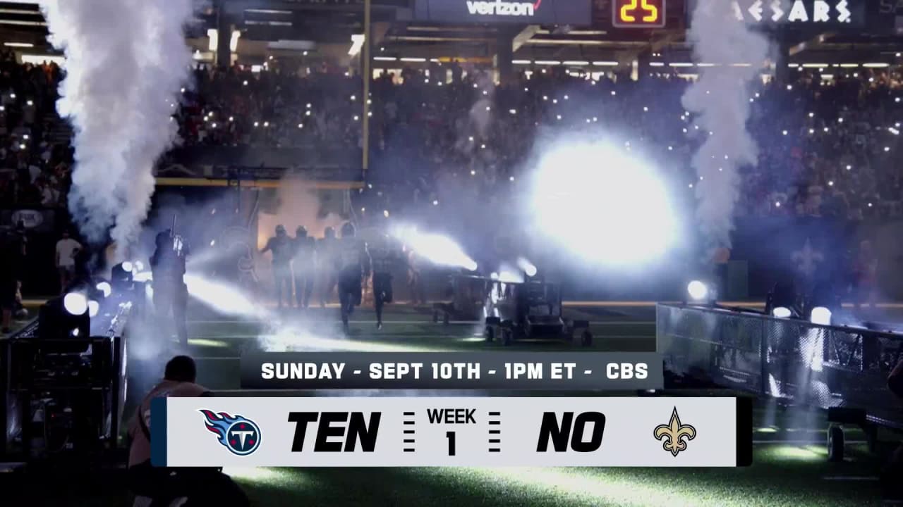 Titans vs. Saints Preview Week 1 | NFL Network