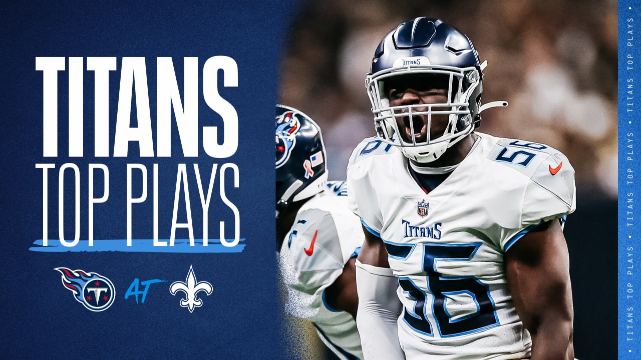Titans' Top Plays vs. Saints Week 1 | Game Highlights