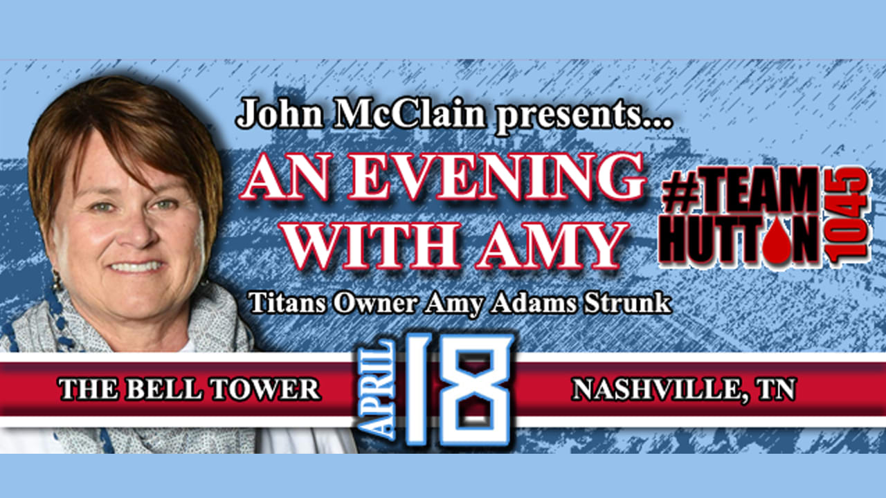 “An Evening With Amy,” With Titans Controlling Owner Amy Adams Strunk ...