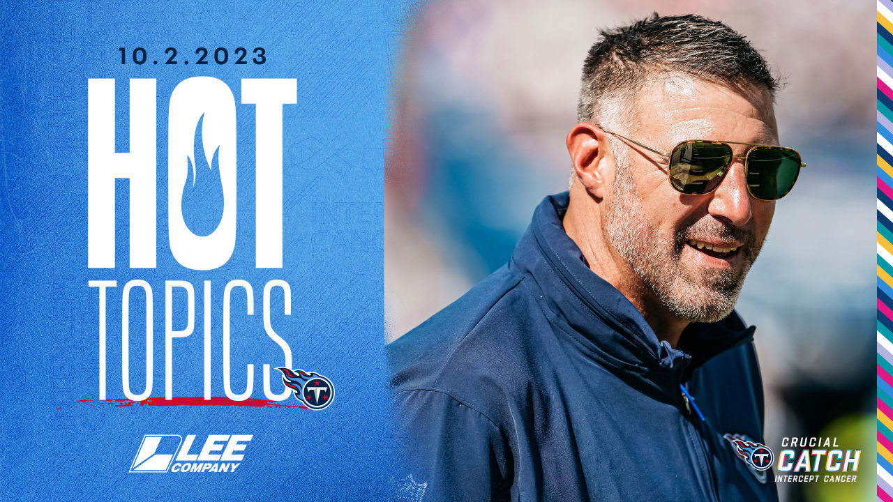 Hot Topics From Titans HC Mike Vrabel's Presser on Monday