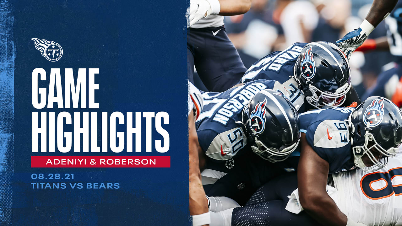 Titans Bottle Up Justin Fields for Big Third-down Loss on Sack | Game ...