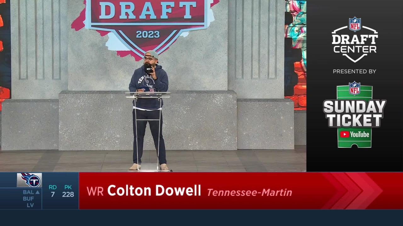 Titans Select Colton Dowell with No. 228 Pick in 2023 Draft | NFL Network
