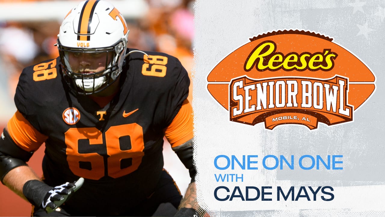 Cade Mays at the Senior Bowl | 1-on-1 Interview